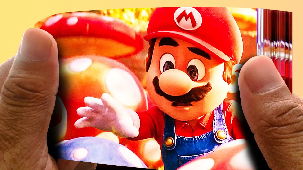 Mario in Mushroom Kingdom | Super Mario Bros 2023 animation flipbook ...