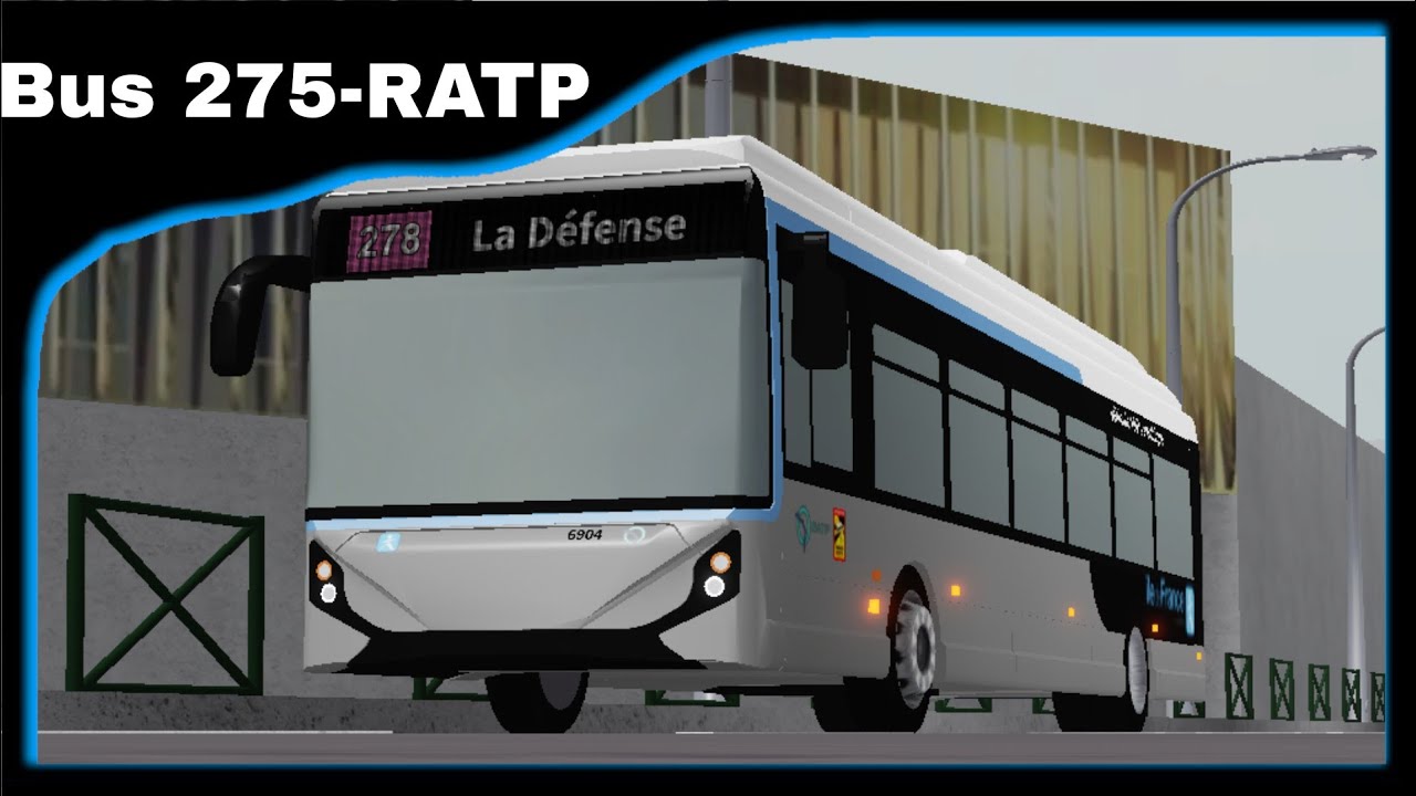 Ligne 278 [Déviation] | Bus 275 - RATP | Heuliez GX337 E 3p | Roblox ...