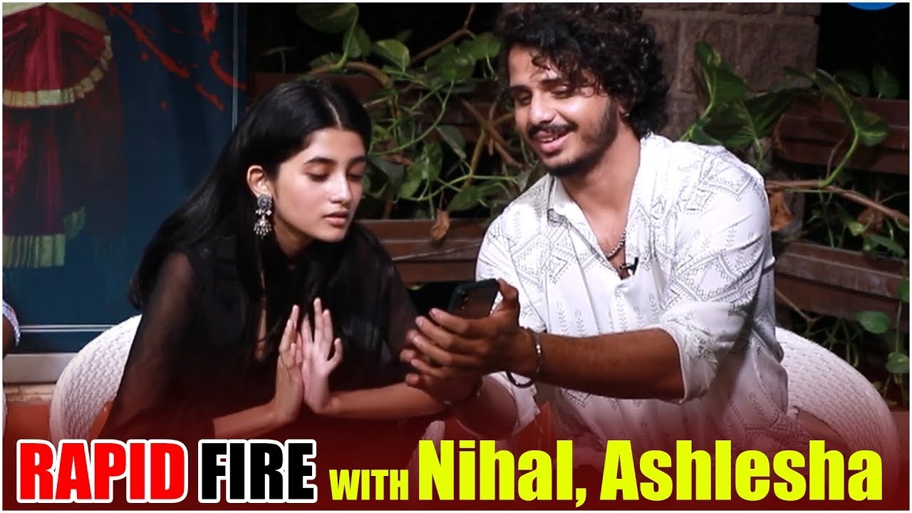 Rapid Fire with Nihal Kodhaty, Ashlesha Thakur | Shantala Movie | TFPC ...