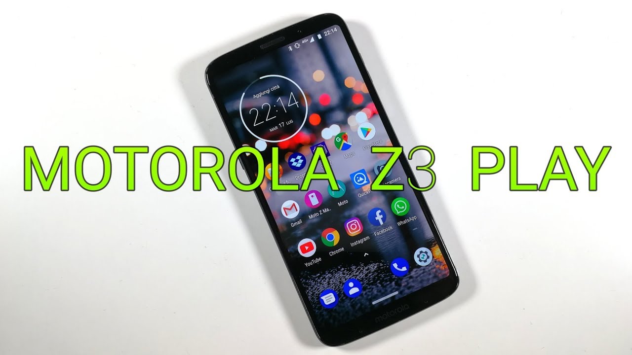 MOTOROLA Z3 PLAY - La recensione di Cellulare Magazine - YouTube