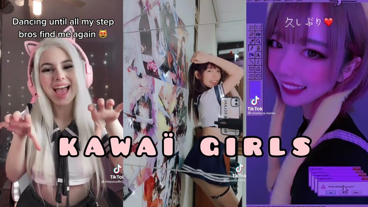 Nya arigato dance version ( catgirls, cosplay, gamegirls, bunnygirls ...