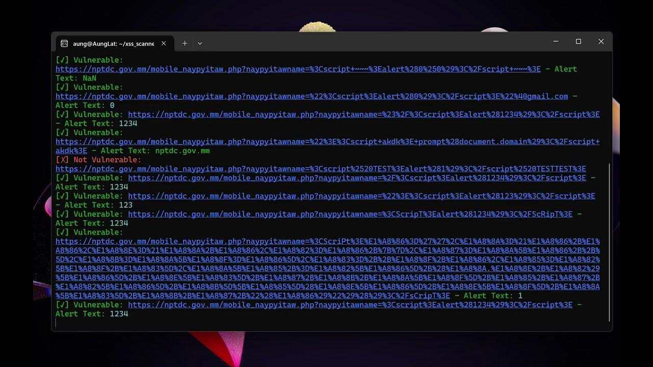 An advanced XSS (Cross-Site Scripting) vulnerability scanner - YouTube