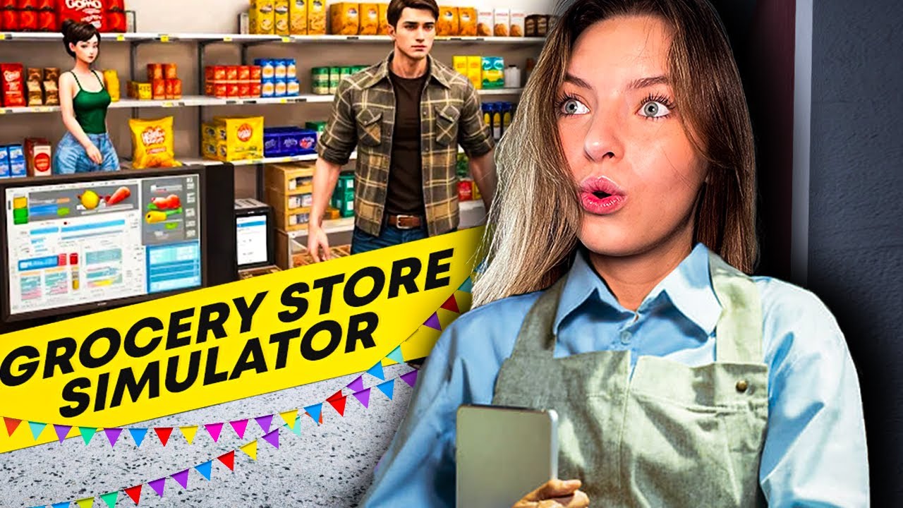 Radau geresnį žaidimą už Supermarket'ą! | Grocery Store Simulator #1 ...