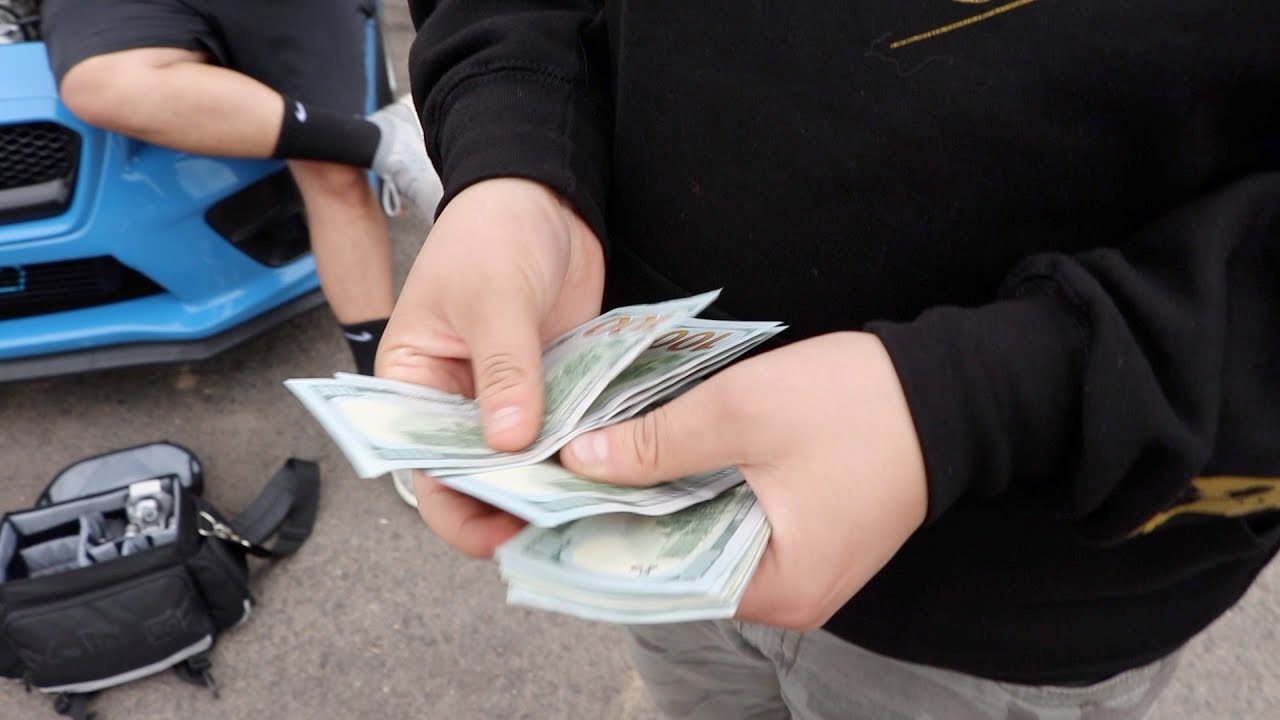 $2800 RACE | E92 335i vs F80 BMW M3 winner pockets $2800 - YouTube