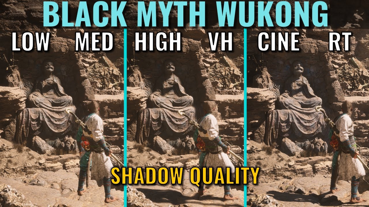 Black Myth Wukong - Optimized Shadow Settings - All shadow settings ...