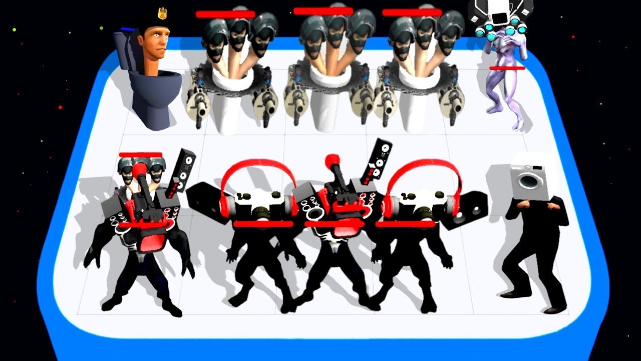 Merge Tv Women Monster Battle: Skibidi Toilet War vs Master Fusion ...