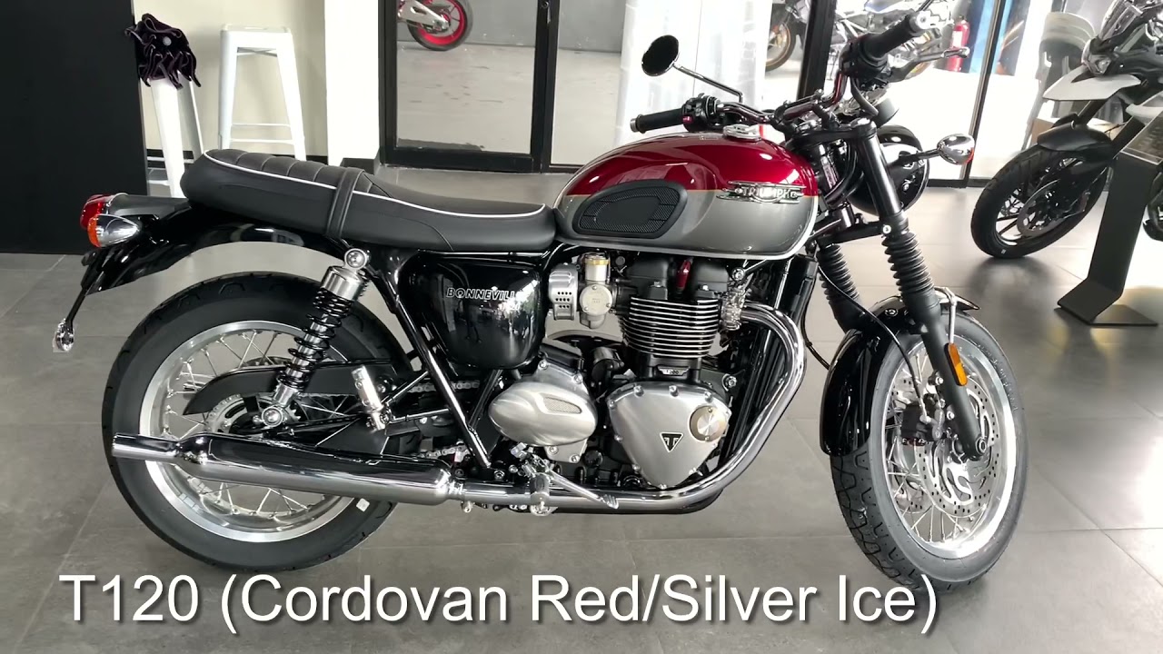 T120 walk around @ Triumph Motorcycles Philippines, Greenhills - YouTube
