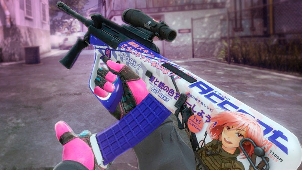 COMPREI A SKIN de AUG MAIS CARA do CS:GO por R$3.500,00! (skin de otaku ...