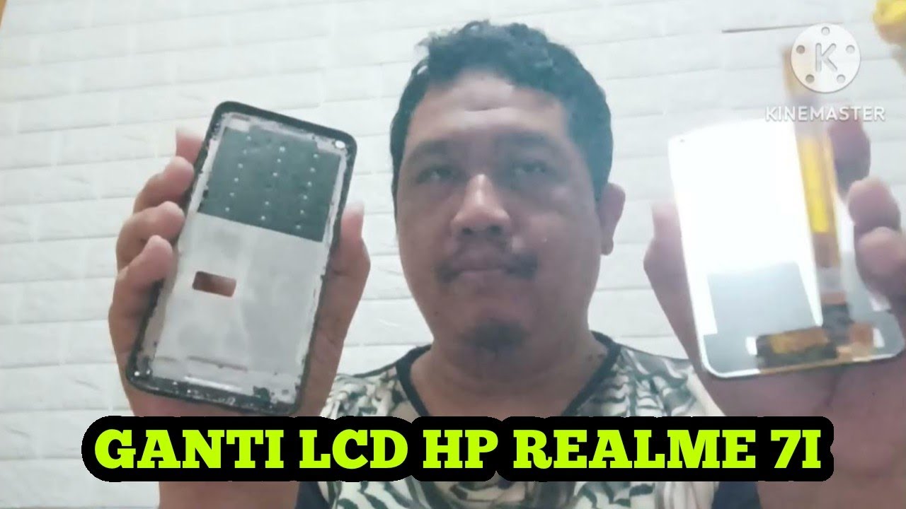 CARA MENGGANTI LCD HP REALME 7I - YouTube