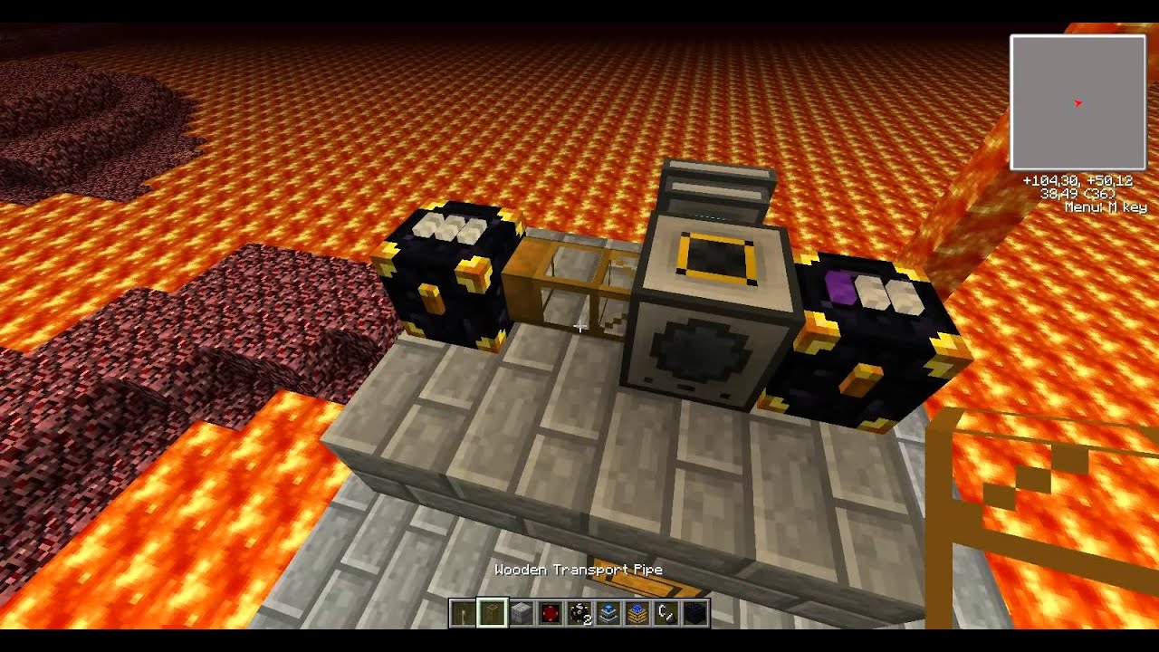 Feed The Beast Mod Tutoriel - Transport de lave depuis le nether V2 ...