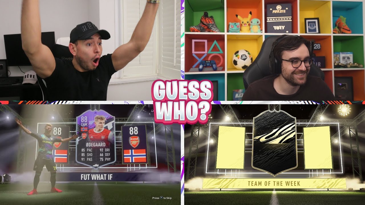 OMG 2 WHAT IF'S IN 1 PACK!!! EPIC GUESS WHO FIFA vs AJ3!!! (FIFA 21 ...