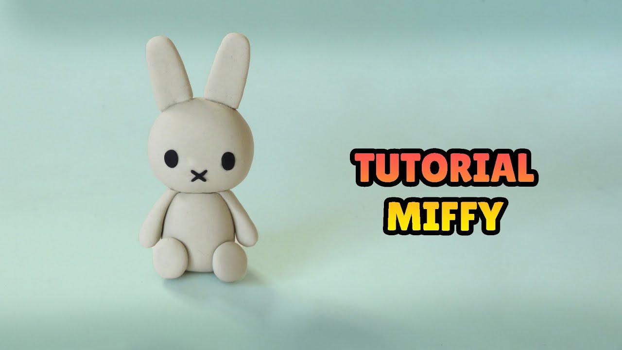 🔴 FAÇA a MIFFY Miniatura - Tutorial Fácil Biscuit, Pasta Americana ...