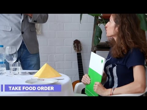 FnB Service Sequence - Step 6 : Take food order - YouTube