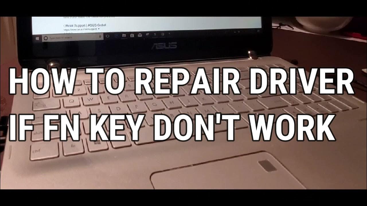 How To Turn Asus Keyboard Light On Or Off Fix If Not Working - YouTube