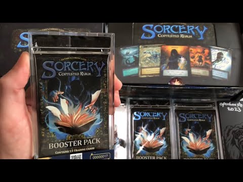 My 1st Sorcery Alpha Booster Pack Opening!! #sorcerytcg - YouTube