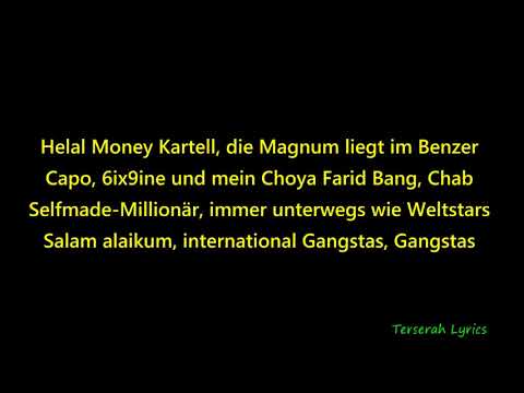 Farid Bang, Capo, 6IX9INE, SCH   International Gangstas Lyrics
