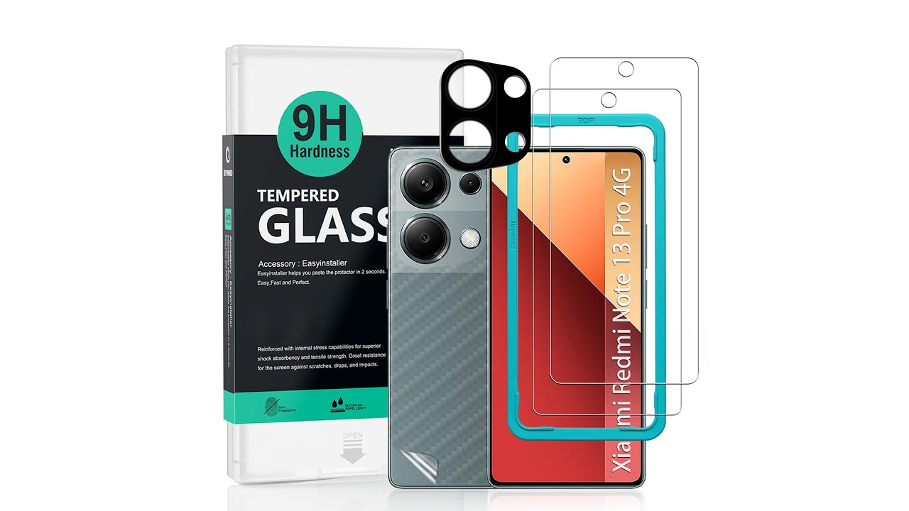 Xiaomi Redmi Note 13 Pro 4G Tempered glass ibywind Protector&Easy ...