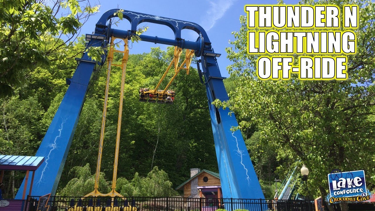 Thunder N Lightning Off-Ride Footage, Lake Compounce S&S Screamin ...