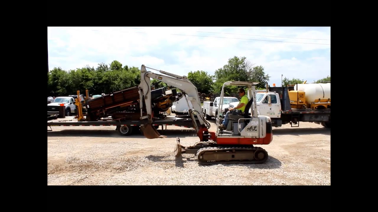 2002 Takeuchi TB135 compact excavator for sale | sold at auction September 17, 2015 - YouTube