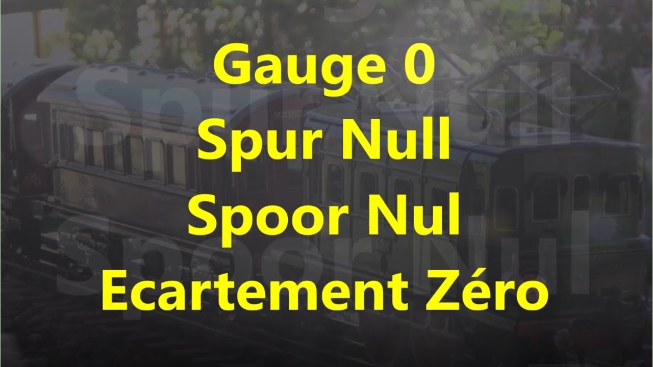 Das jährliche geheime Spur 0-Treffen in meinem Garten - Modellbahnbetrieb Spur 0 - Spur Null ...