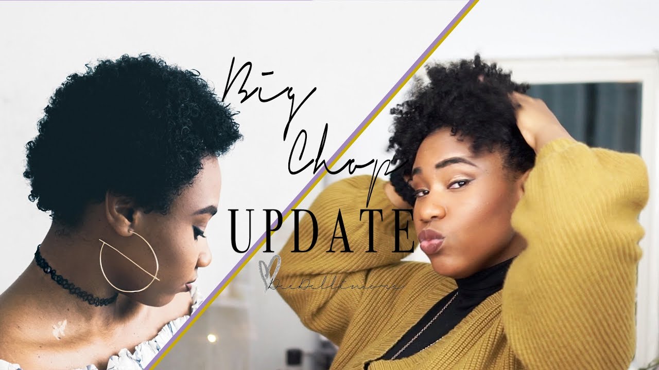 Natural hair growth journey - My 6 month BIG CHOP UPDATE 2018 - YouTube