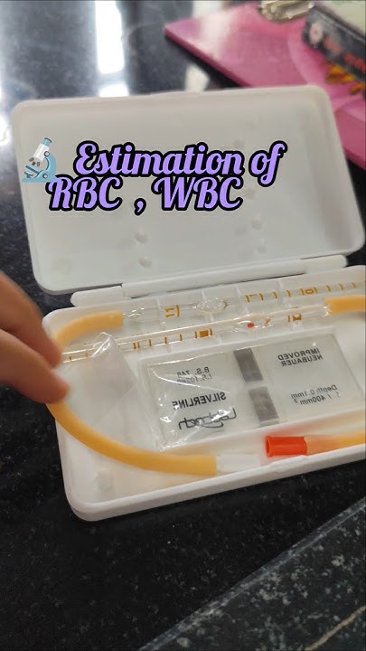 🔬Estimation of RBC ️ ,WBC🤍 /🩺BAMS life🍃#minivlog #ayurveda# #neet2025#medicalstudent#shortvideo ...