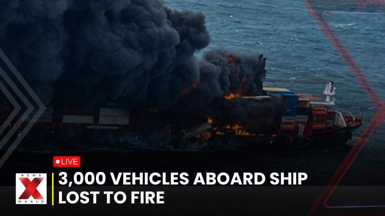 Alaska Cargo Ship Fire LIVE: Burning Cargo Ship Abandoned Off Alaskan ...