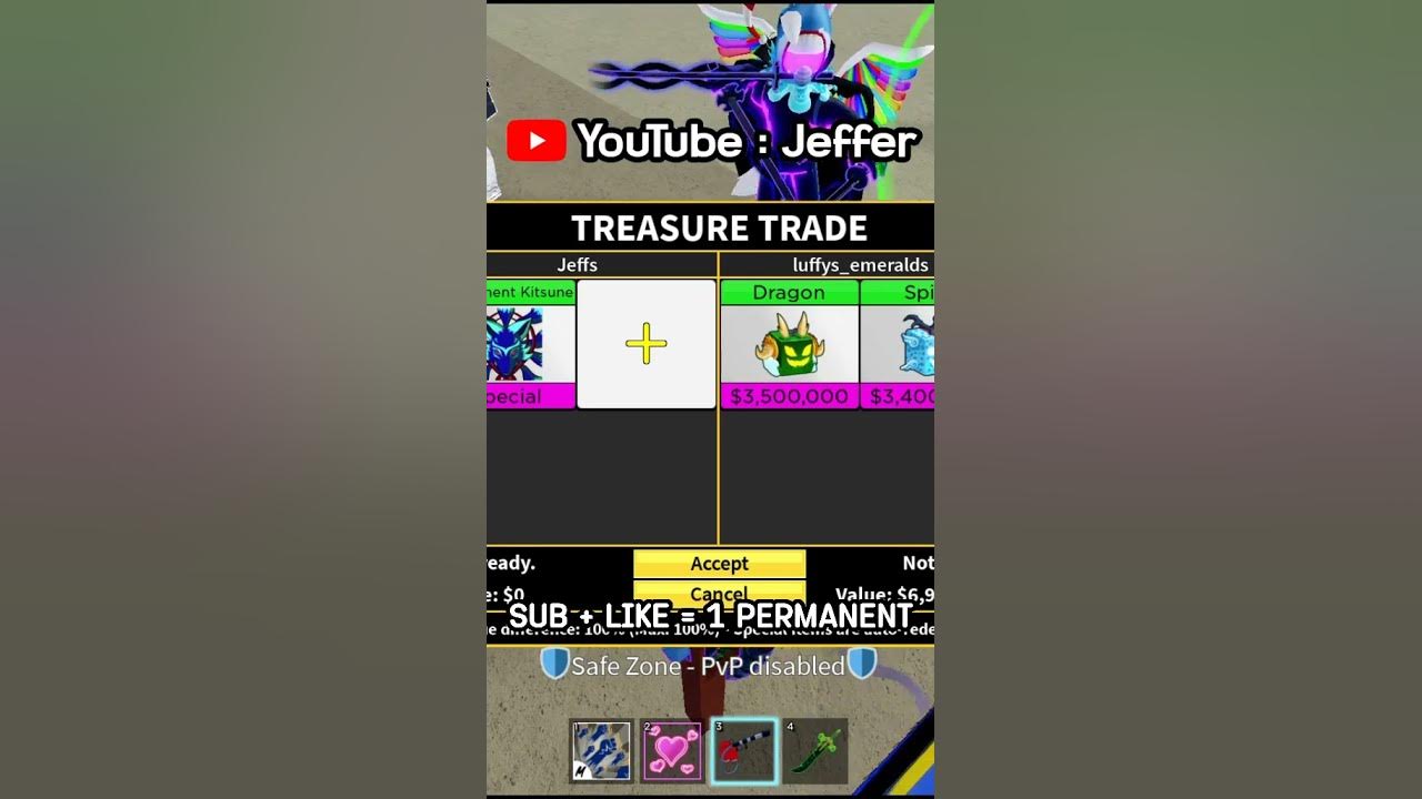 Trading PERMANENT KITSUNE for 24 Hours in Blox Fruits (Part 10) #bloxfruits #roblox - YouTube