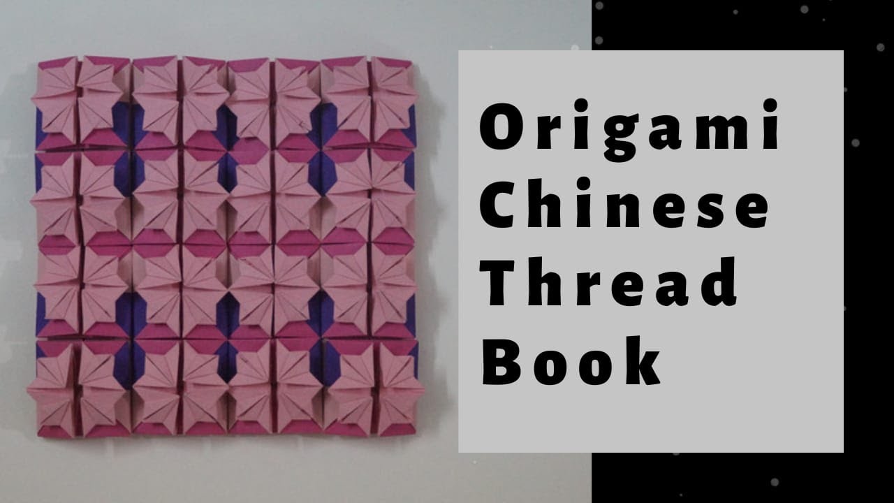 Origami Chinese Thread Book Tutorial || CraftWithManu - YouTube