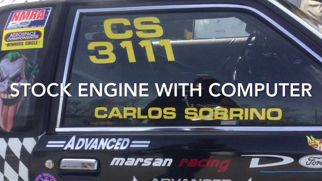 Cecil County drag racing stock coyote - YouTube