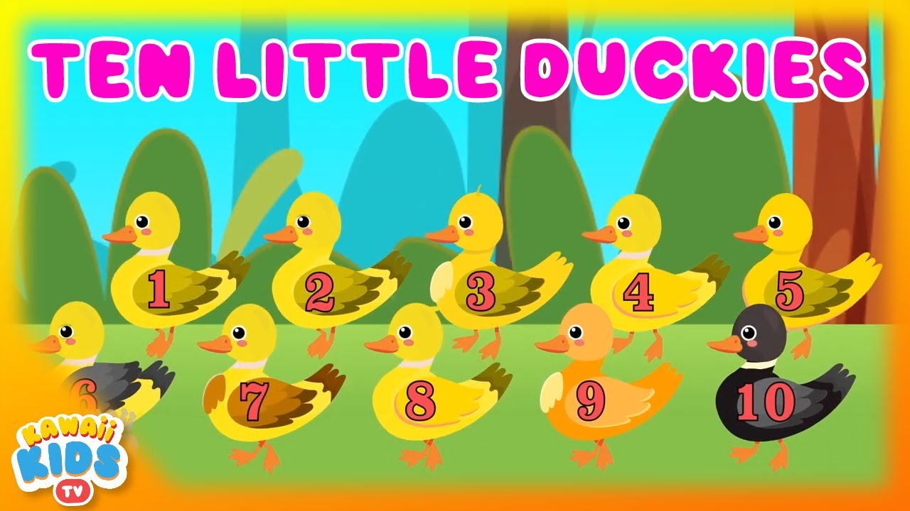 10 Little Duckies Numbers Song Counting To Ten Learn To Count For 10-little-duckies-numbers-song-counting-to-ten-learn-to-count-for
