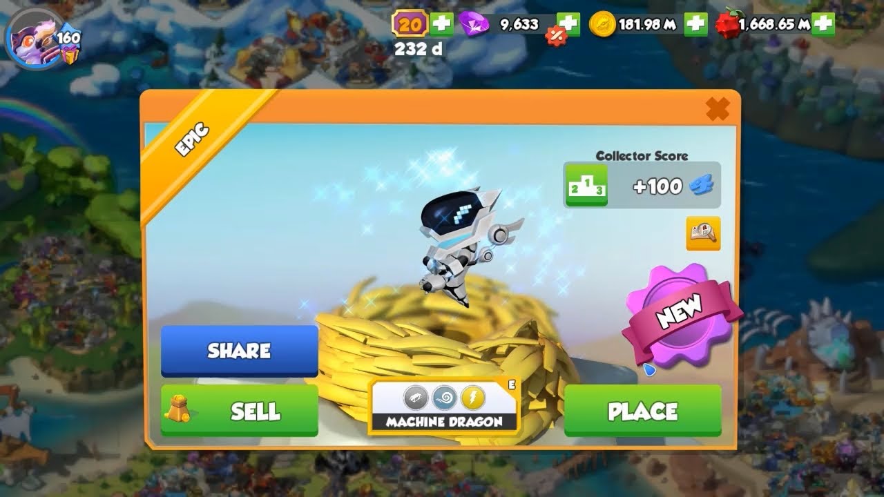 #DML After 5 years I got MACHINE DRAGON - Dragon Mania Legends - YouTube