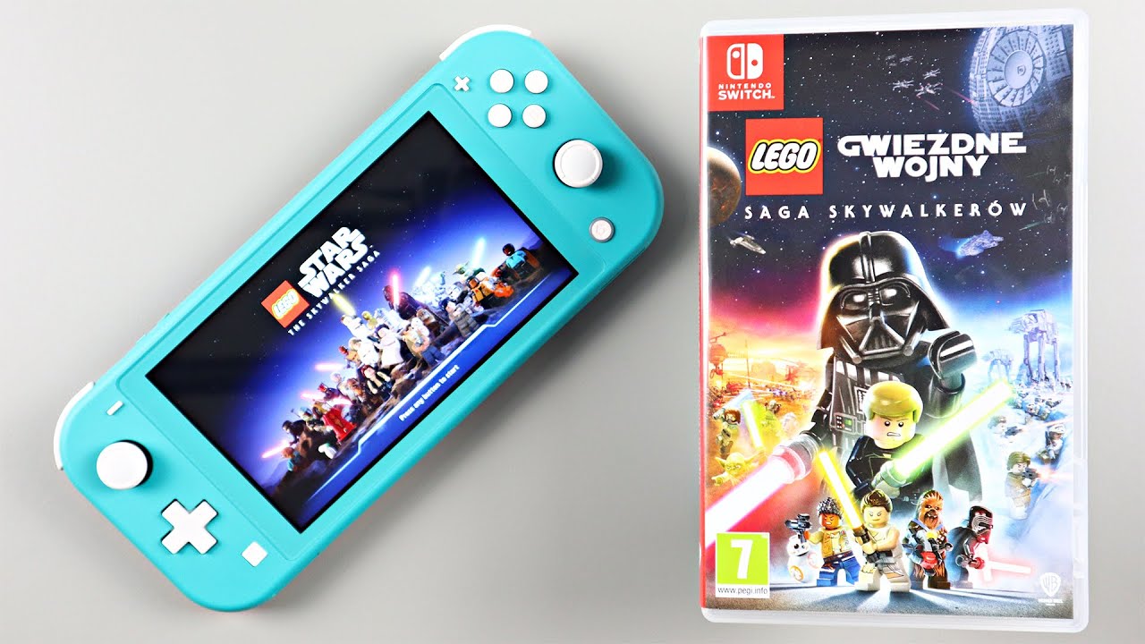 LEGO Star Wars The Skywalker Saga Nintendo Switch Lite Gameplay - YouTube