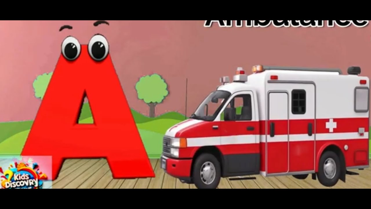 ABC Vehicles Song Rhyme | Phonics Learning for Children - YouTube