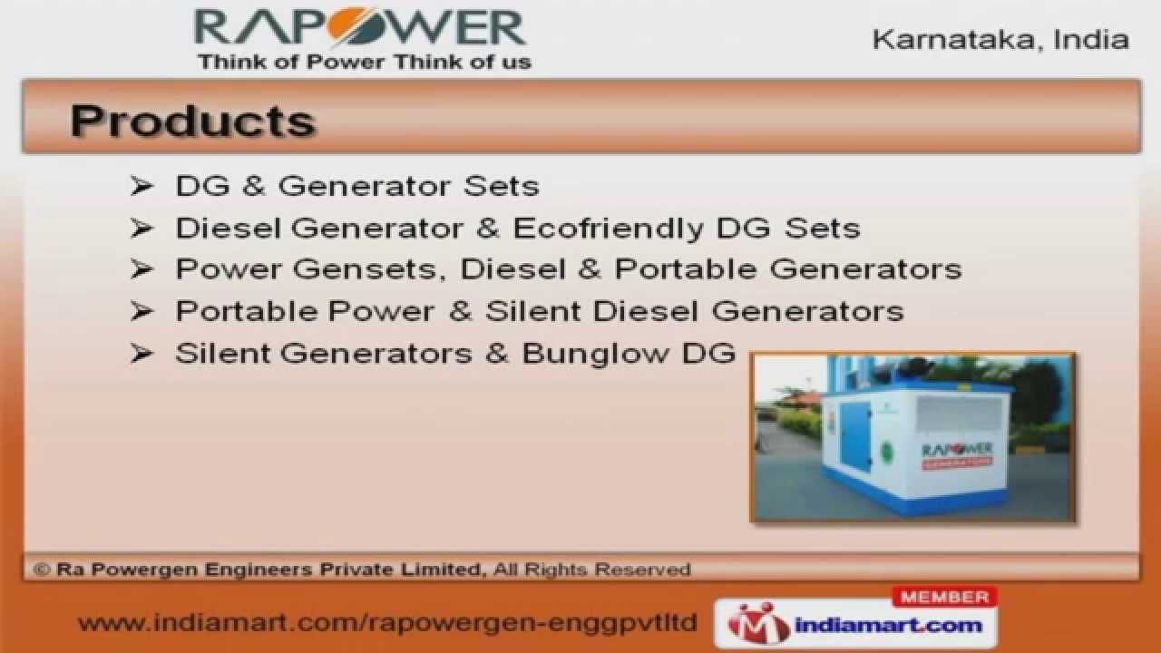 Power Diesel Generator Sets by Ra Powergen Engineers Private Limited ...