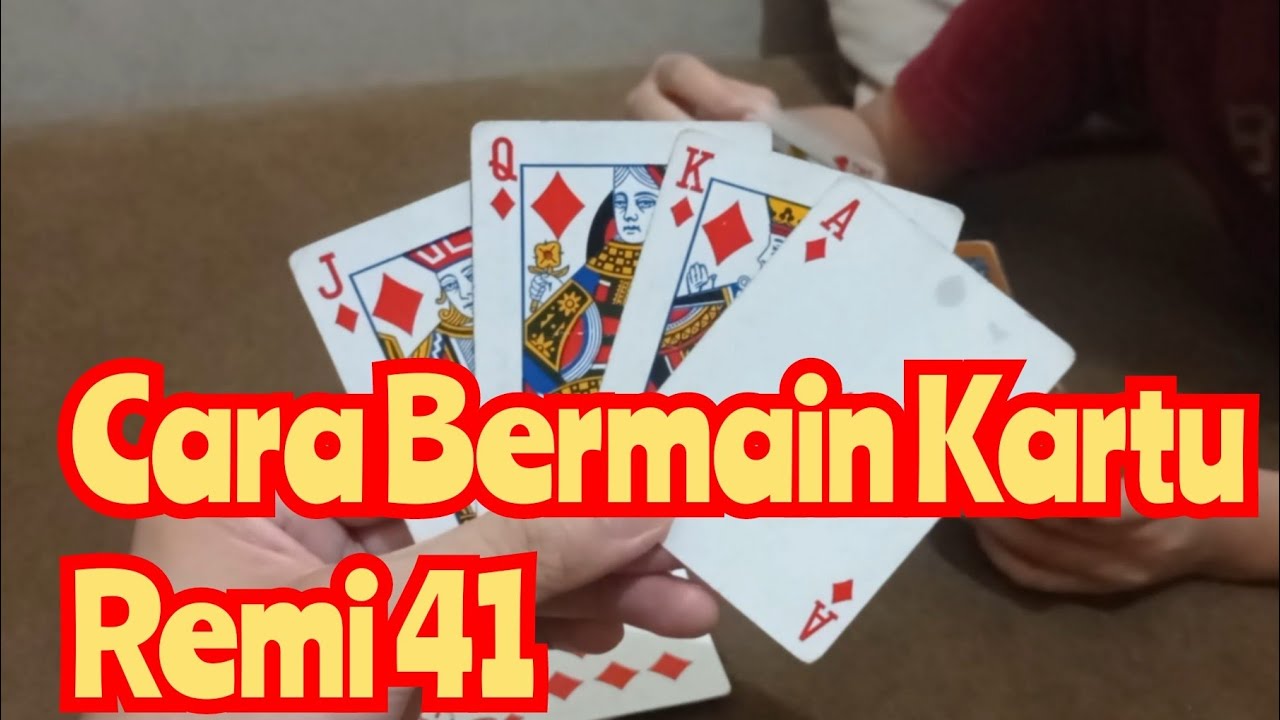 Cara bermain kartu remi 41 untuk pemula - YouTube