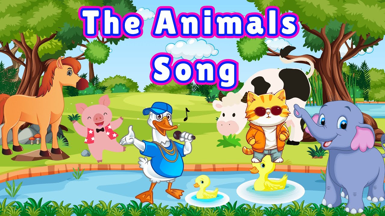 Animals Song | Phonics Song | ABC Song | 123 Numbers - YouTube