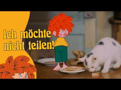 Pumuckl frühstückt mit einer Katze | \