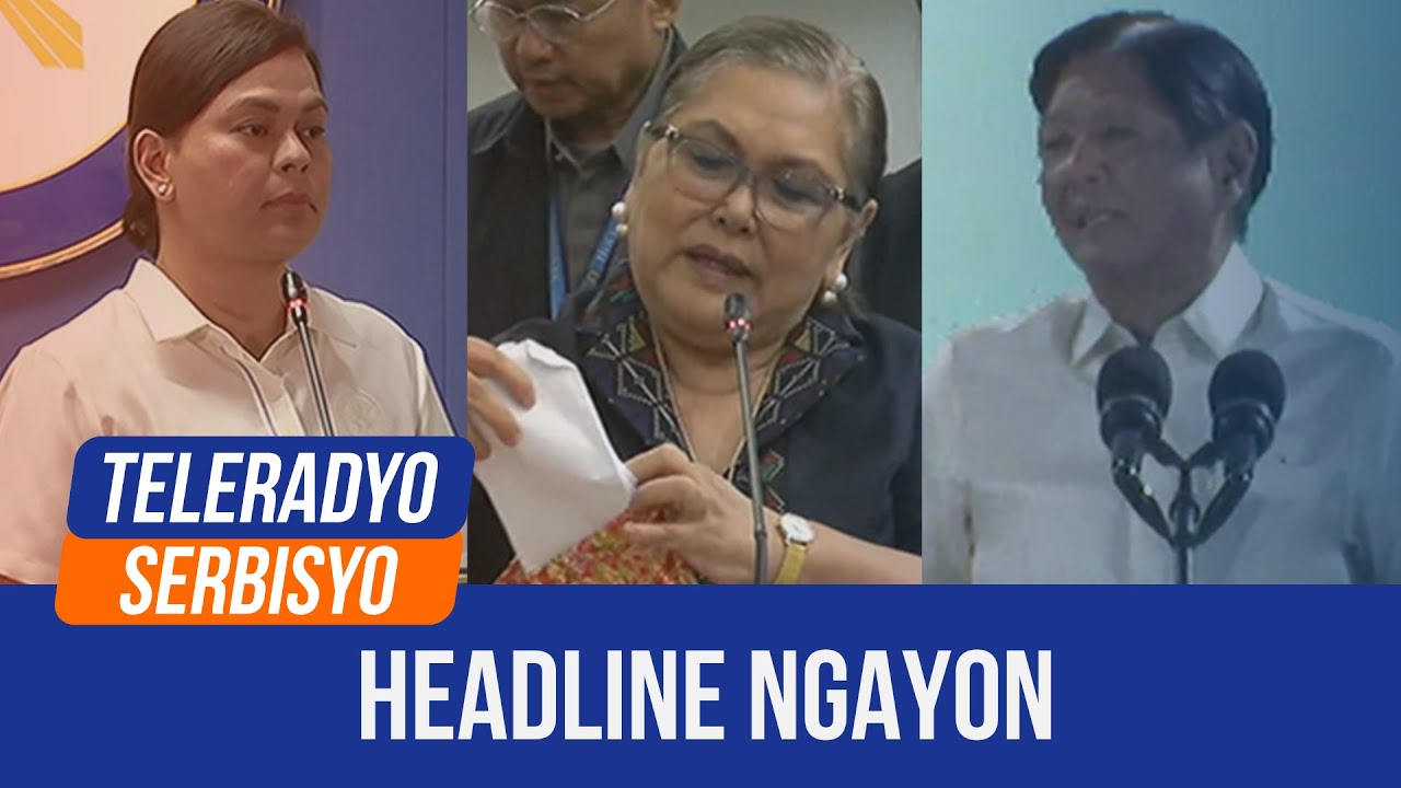 Headline Ngayon | Teleradyo Serbisyo (26 September 2024) - YouTube