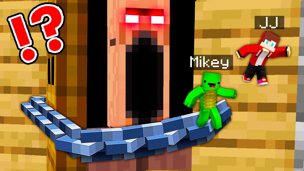 How Mikey and JJ ESCAPE From SCARY FAKE VILLAGER in Minecraft Maizen ...