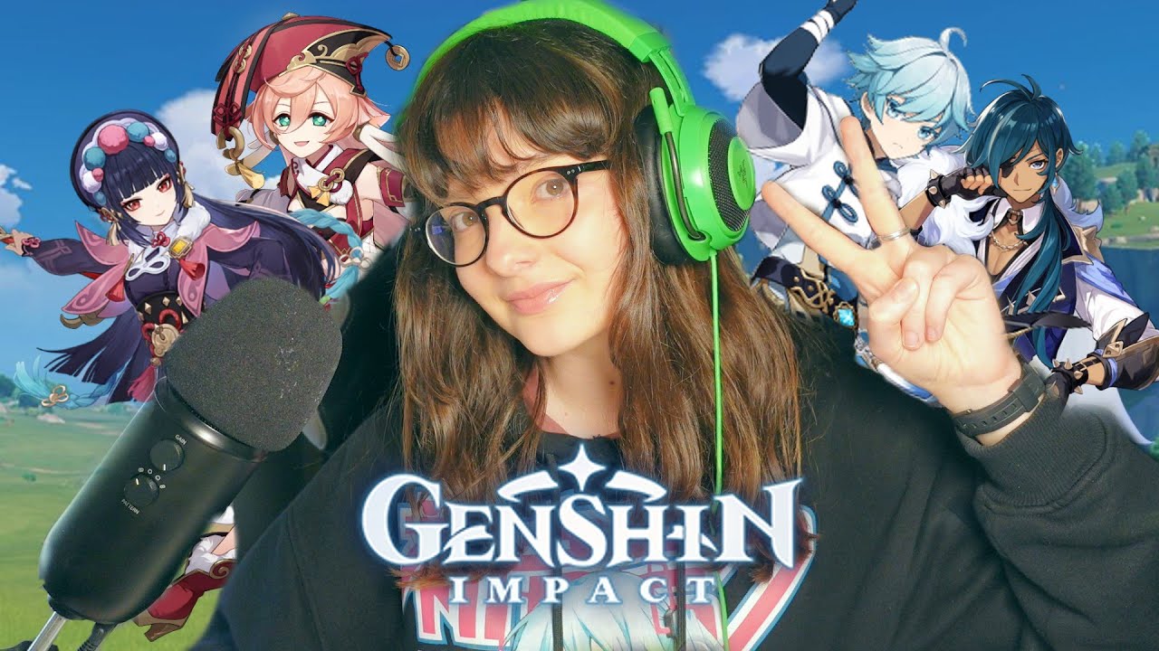 ASMR / jugando a GENSHIN IMPACT🎮 - YouTube