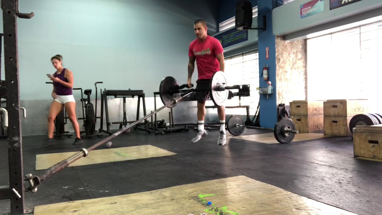 Landmine Jumping Squat - YouTube