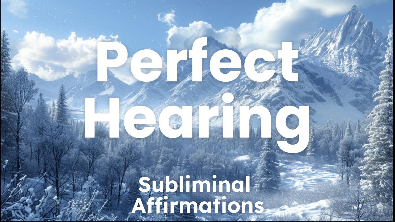 🔊 Perfect Hearing: Subliminal Affirmations for Crystal Clear Sound 🌟 ...