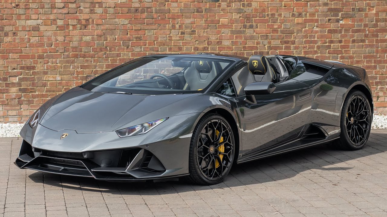2019 Lamborghini Huracan Evo Spyder - Grigio Lynx Metallic - Walkaround ...