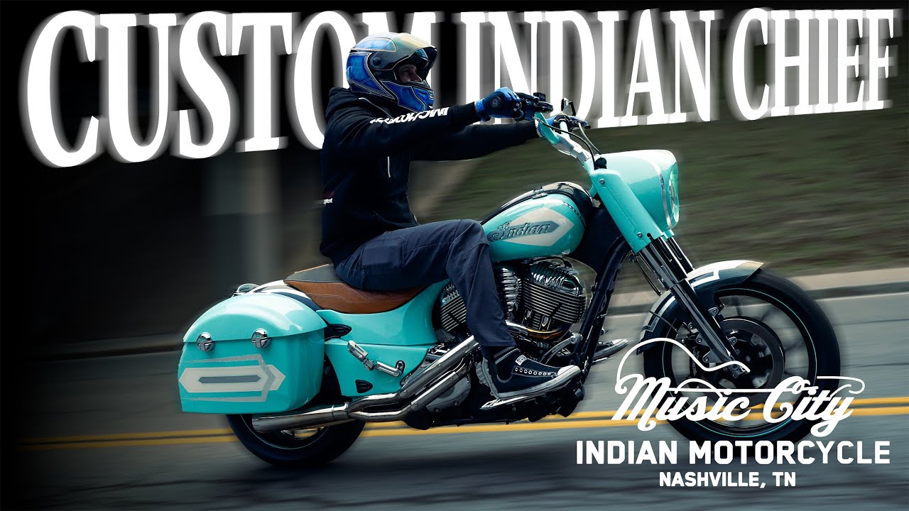 Custom Indian Chief Build by Music City Indian - YouTube