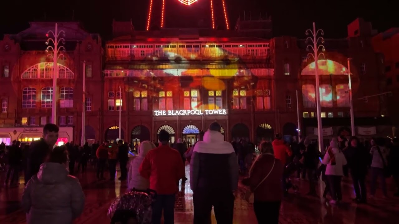 Blackpool Tower Light Show 15/10/22 Part 3 Sooty - YouTube