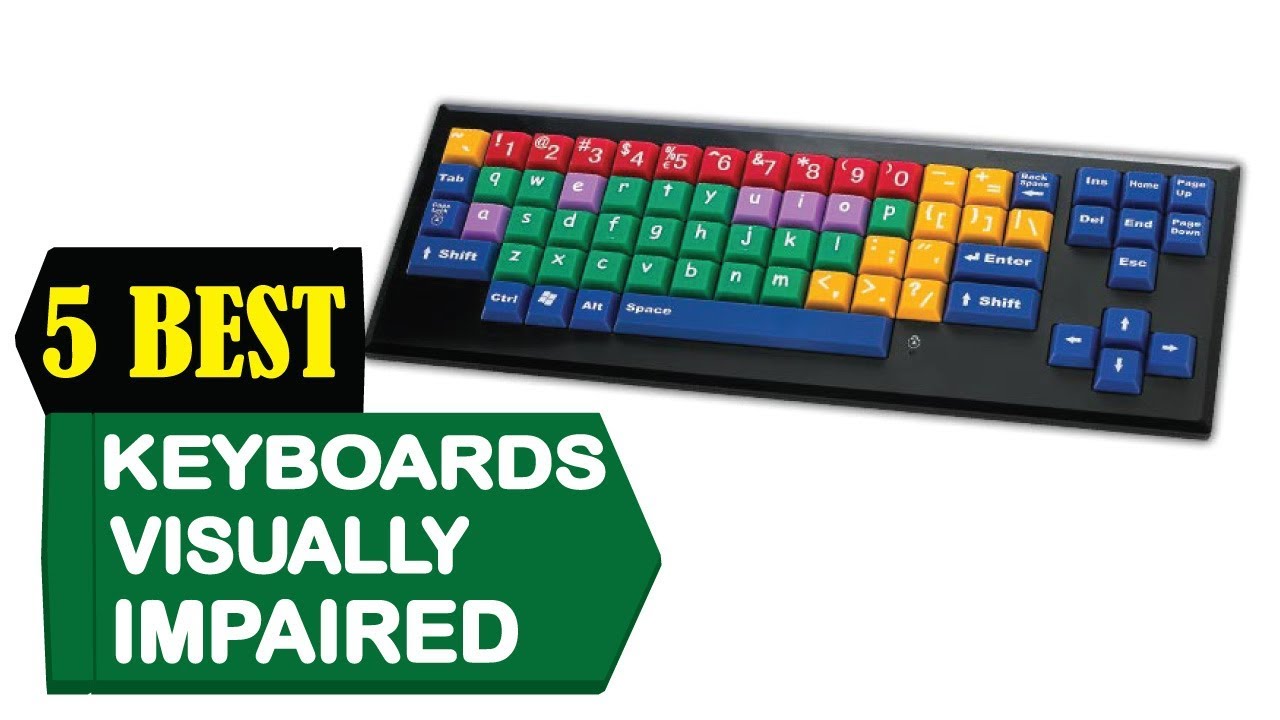5 Best Keyboards For The Visually Impaired 2024 | Best Keyboards ...