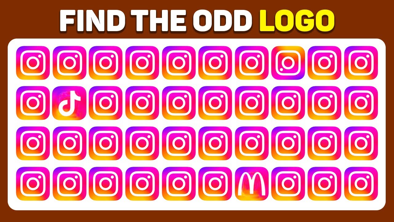 Find the ODD Logo Out - Logos Quiz Edition 🍔🍏 Test Your Power of ...
