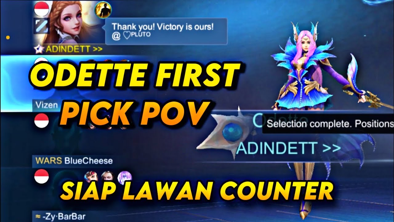 FIRST PICK ODETTE LAWAN CC NEKAT TETEP PAKE FLICKER 🗿 - YouTube