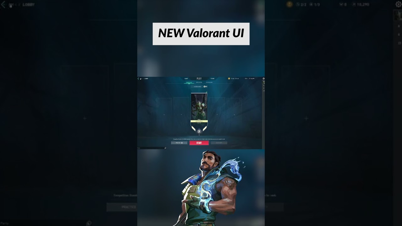 New Valorant UI - YouTube